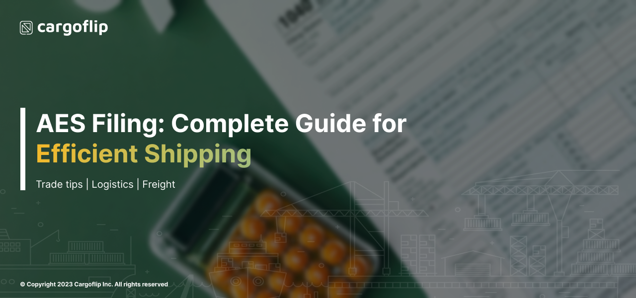 AES Filing Complete Guide For Efficient Shipping